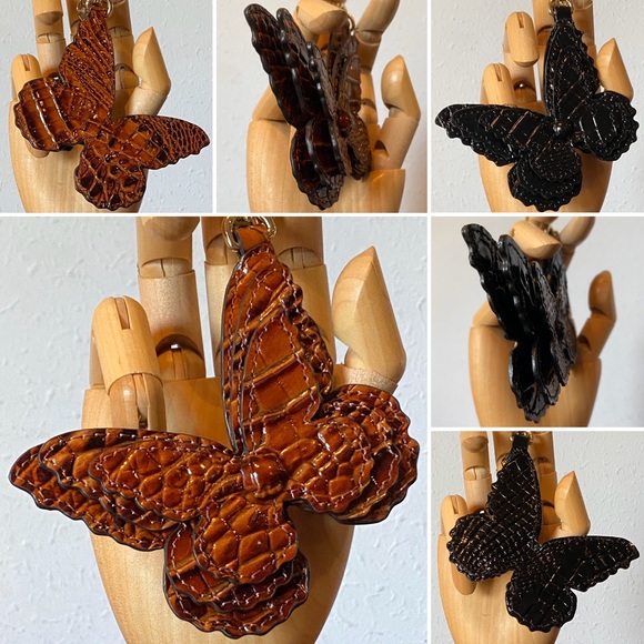 Brahmin | Bags | Brahmin Amber Duxbury Set With Pecan Butterfly | Poshmark